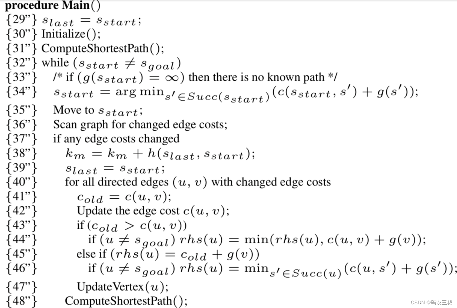 （7-2）D* Lite 算法：D* Lite算法的核心思想-CSDN博客