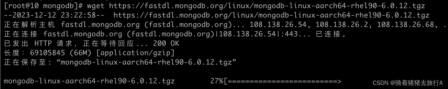 ARM架构安装MongoDB 6.0一学就会_mongodb arm-CSDN博客