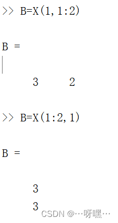 【MATLAB一】：矩阵的提取_matlab提取第1行、第2列元素赋值给矩阵b;-CSDN博客