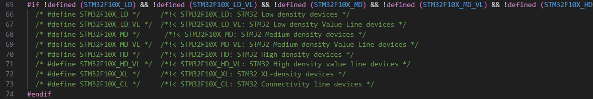 Vscode使用eide开发stm32报错 “please Select First The Target Stm32f10x Device Used In Your Application