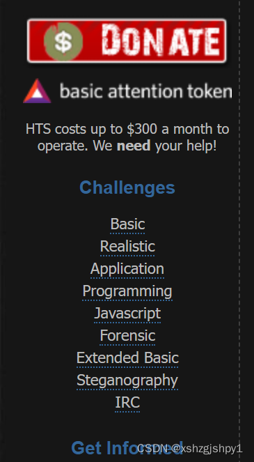 【hackthissite】HTS网站渗透学习_hack this site-CSDN博客