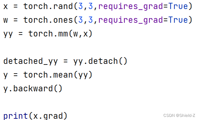 Pytorch深度学习基础 Pytorch的自动微分python Torch 多个函数自动微分 Csdn博客
