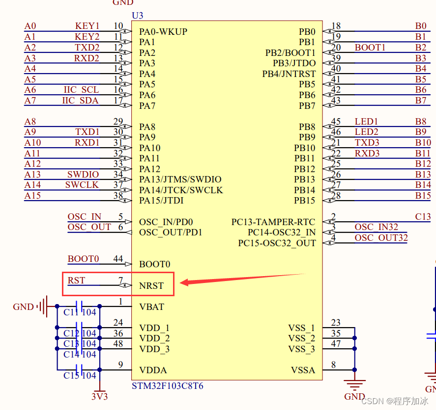 Stm32原理图讲解 Stm32可以把5v降到3 3v吗 Csdn博客