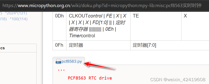 【RTC PCF8563 micrpython 程序与调试经验】_pcf8563 rtc-CSDN博客