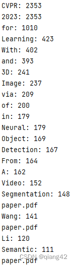 CVPR2023、ICCV2023论文题目汇总及词频统计_cvpr2023统计-CSDN博客