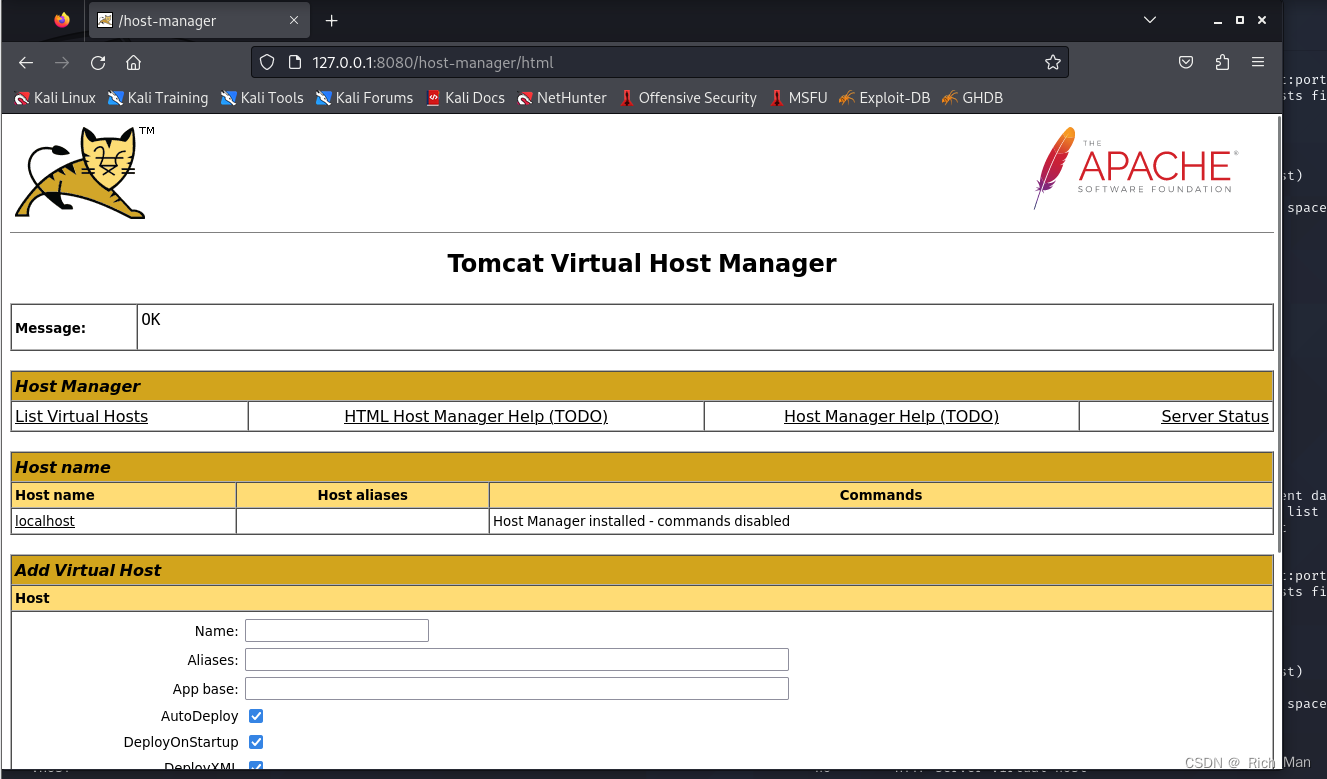 Tomcat弱口令后台部署war包getshell_tomcat部署war包getshell-CSDN博客