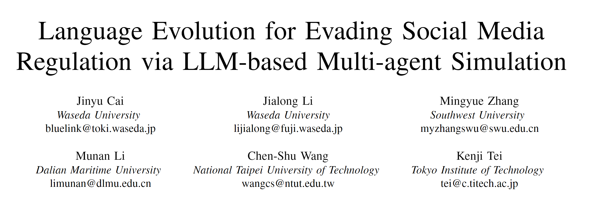 论文阅读-Language Evolution for Evading Social Media Regulation via LLM-based Multi-agent Simulation ...