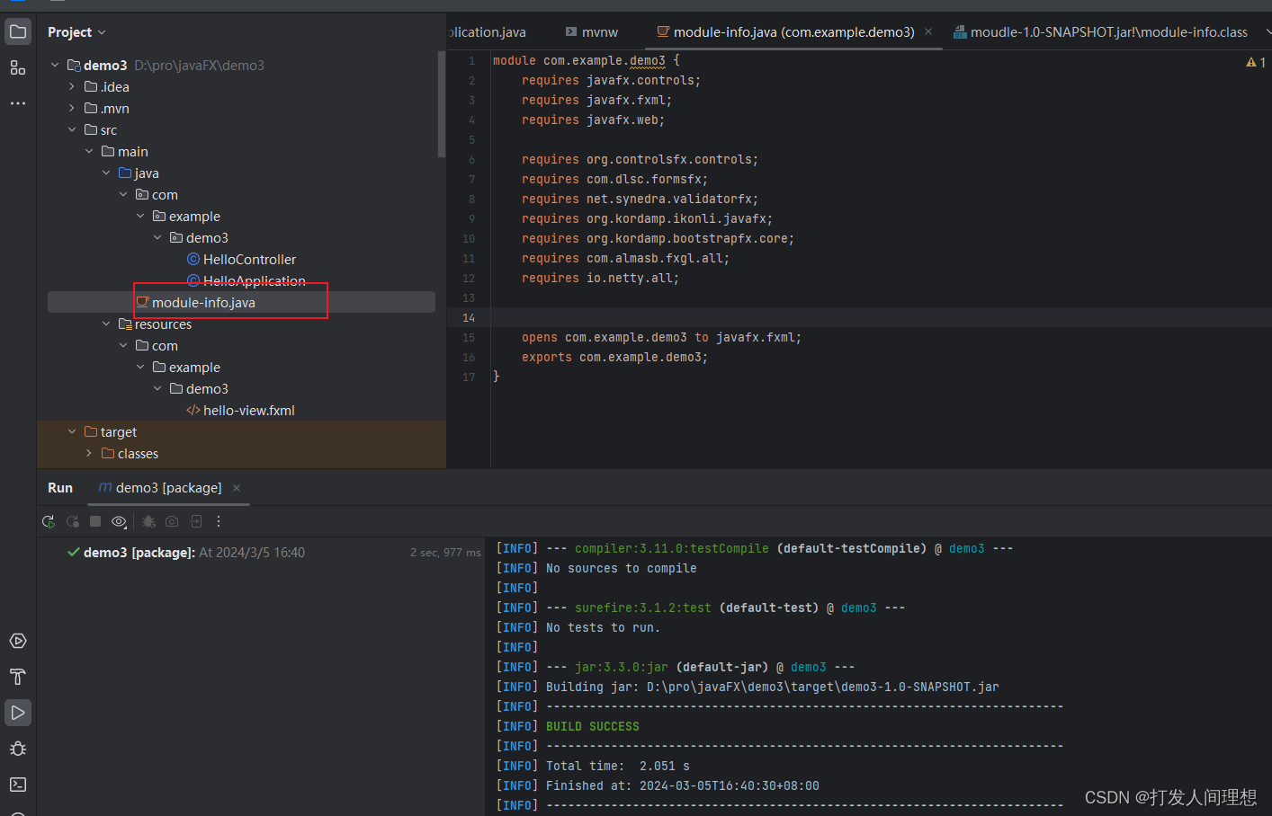 javaFx模块化和非模块化打包_javafx unmodule-CSDN博客