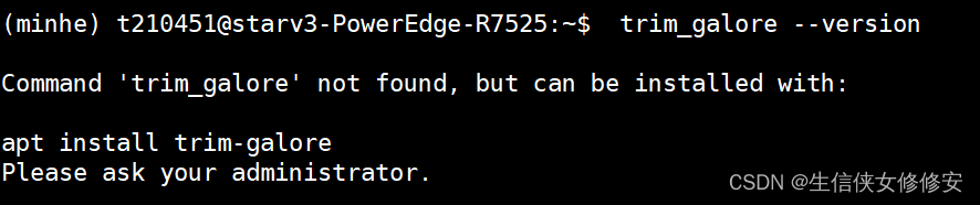 【一次性看懂 trim_galore软件的运行代码】_trim galore-CSDN博客