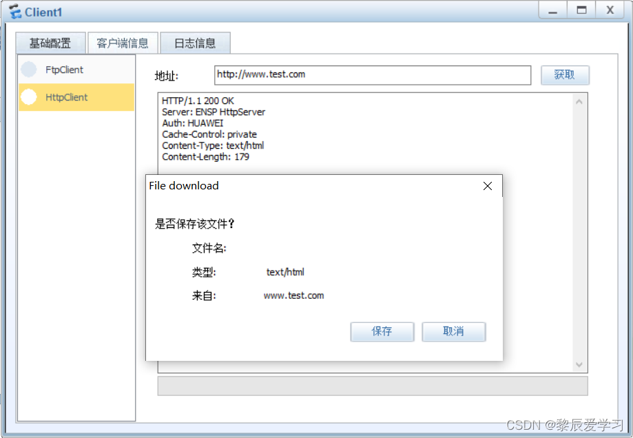 ENSP配置HTTP、DNS、DHCP、telnet_用ensp实现telnet协议与dhcp协议-CSDN博客