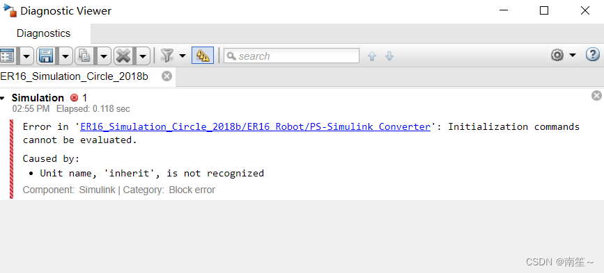 基于阻抗控制的机器人轨迹规划-Matlab仿真错误：Initialization commands cannot be evaluated.-CSDN博客