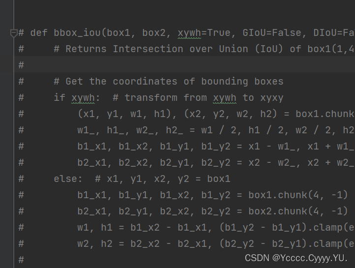 应该算是比较详细的Yolo更换IOU教程_yolov5怎么修改iou-CSDN博客