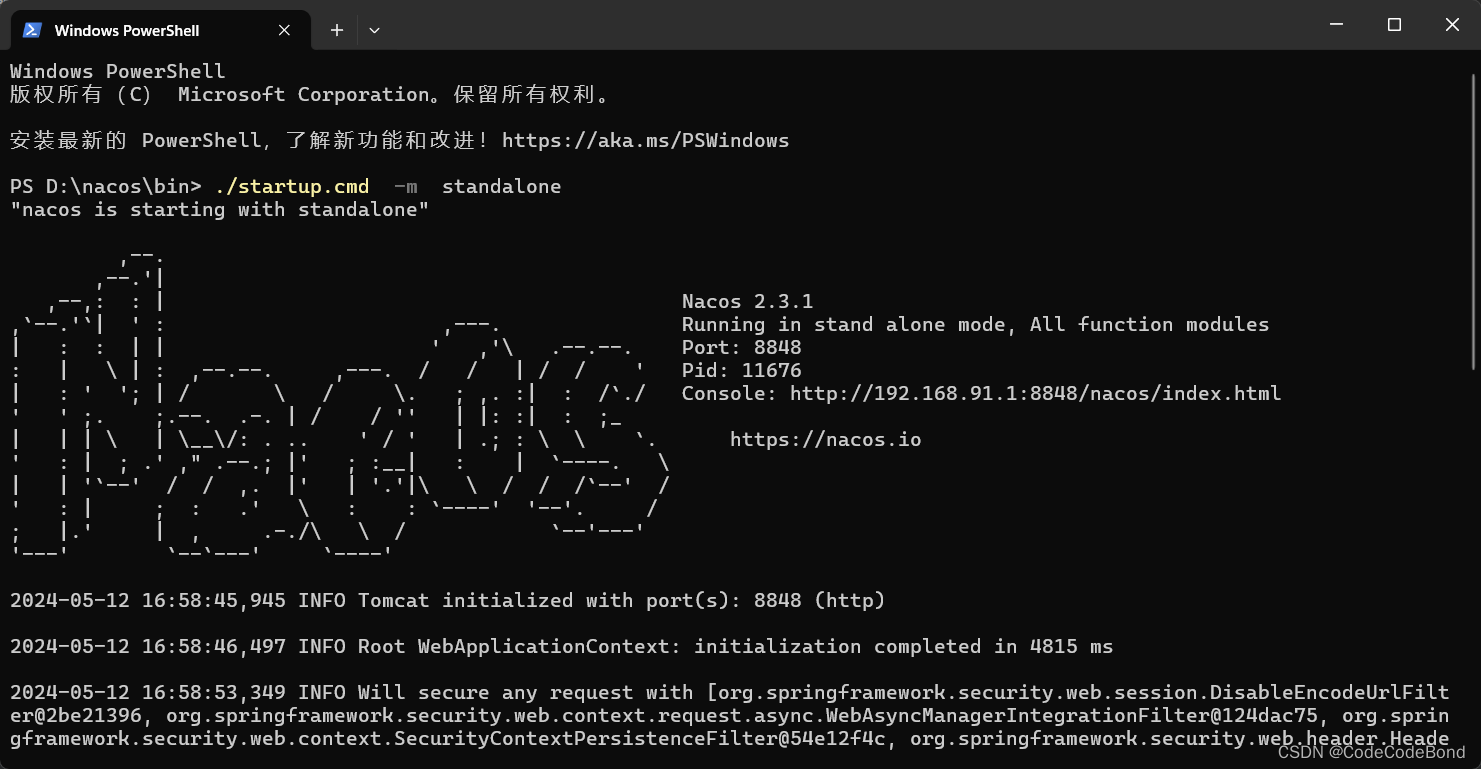 spring项目集成nacos时报错9848端口grpc失败的多种解决方案_nacos 9848-CSDN博客