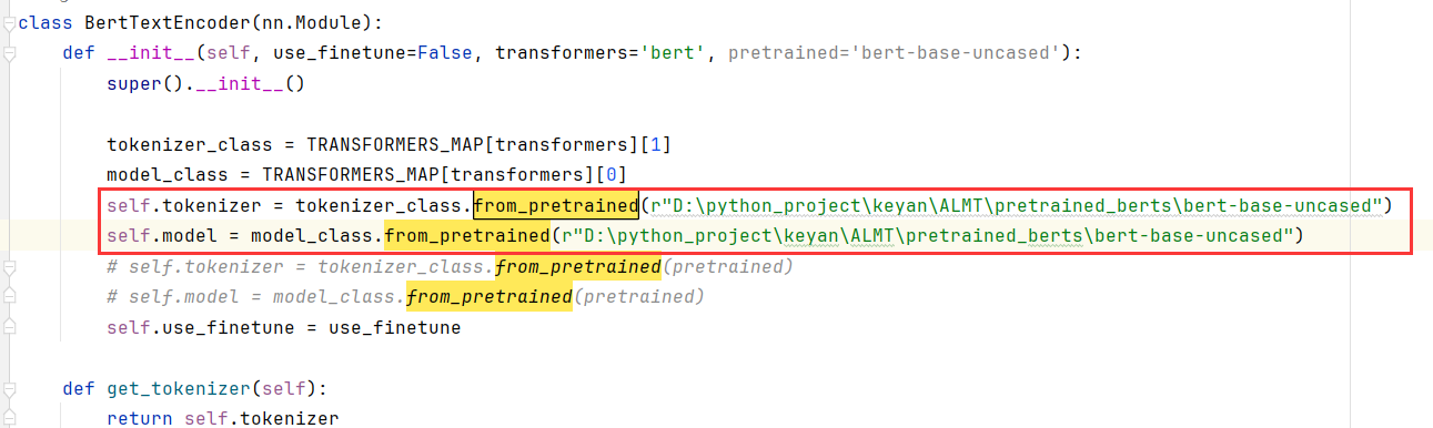 OSError: Can‘t load tokenizer for ‘bert-base-uncased‘. If you were trying to load it from ...