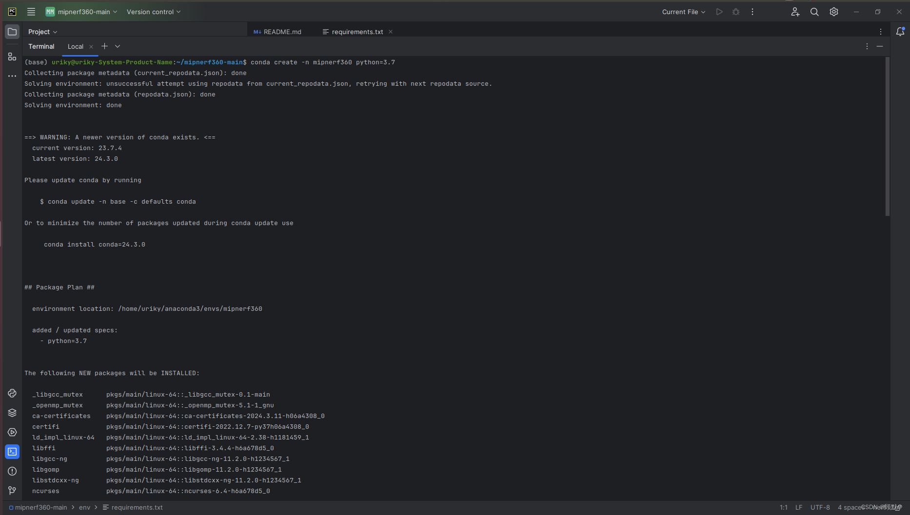 复现mipnerf360_mipnerf360 github-CSDN博客