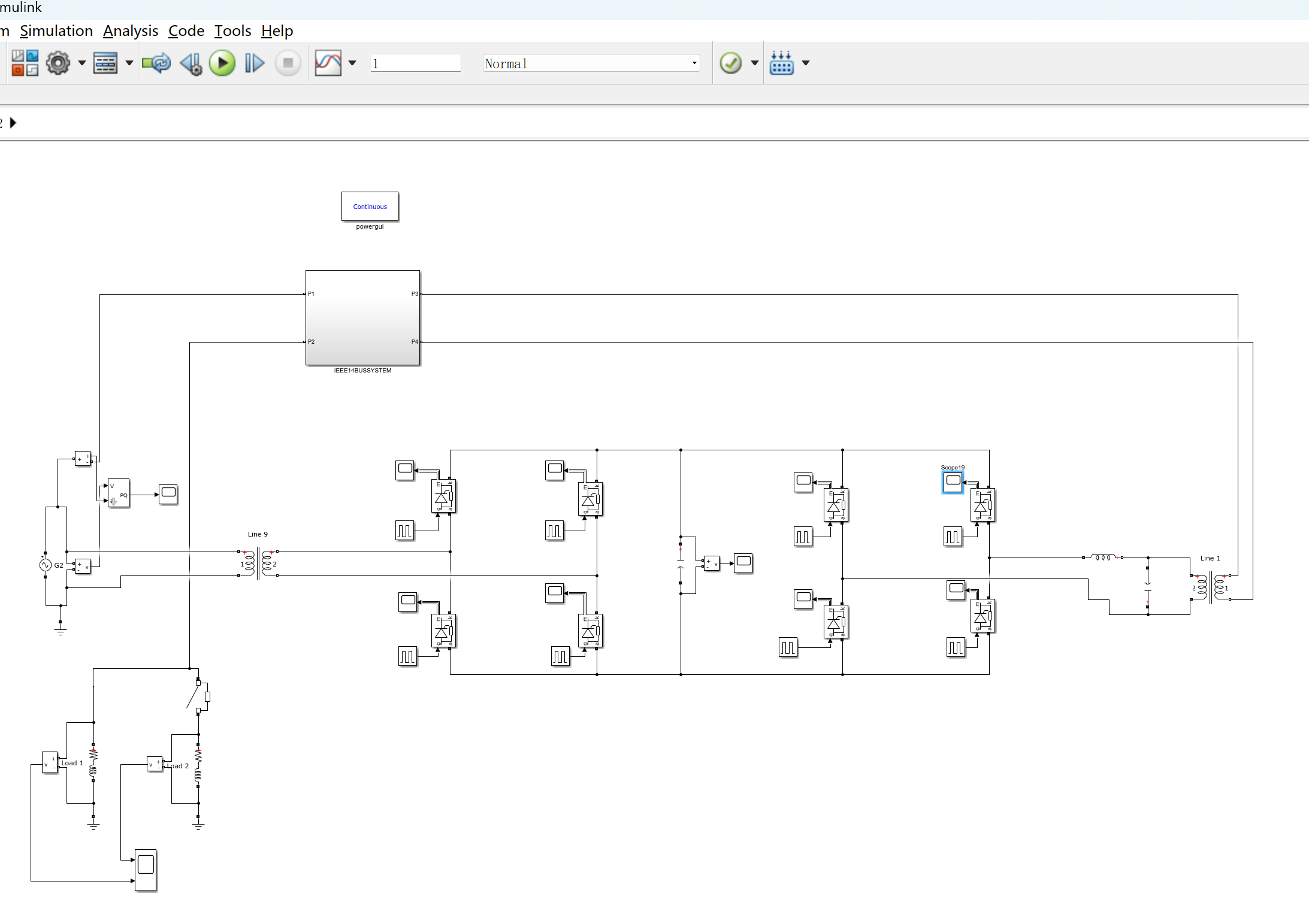 基于VSCS的UPFC控制器应用于IEEE 14节点电力系统研究（Simulink仿真实现）_ieee14节点配电网仿真模型-CSDN博客