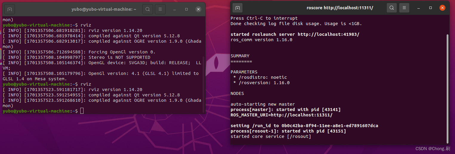 Ubuntu终端运行rviz出错浅析解决方案_rviz打不来-CSDN博客