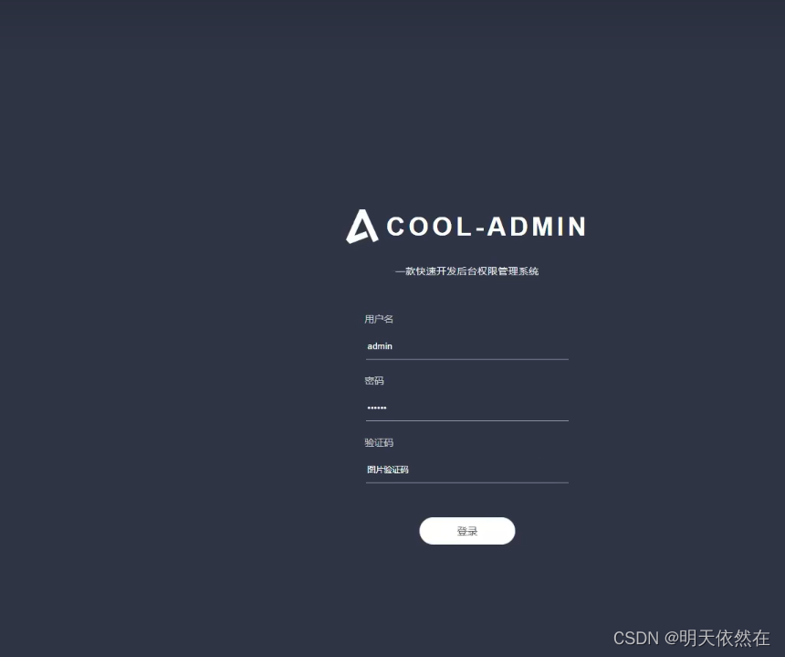 搭建模拟cool-admin框架_cooladmin-CSDN博客