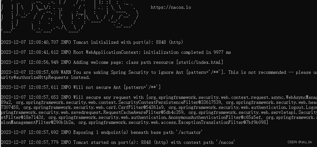 Nacos2.2.0版本启动报错：Error creating bean with name ‘user‘: Unsatisfied dependency expressed_error ...