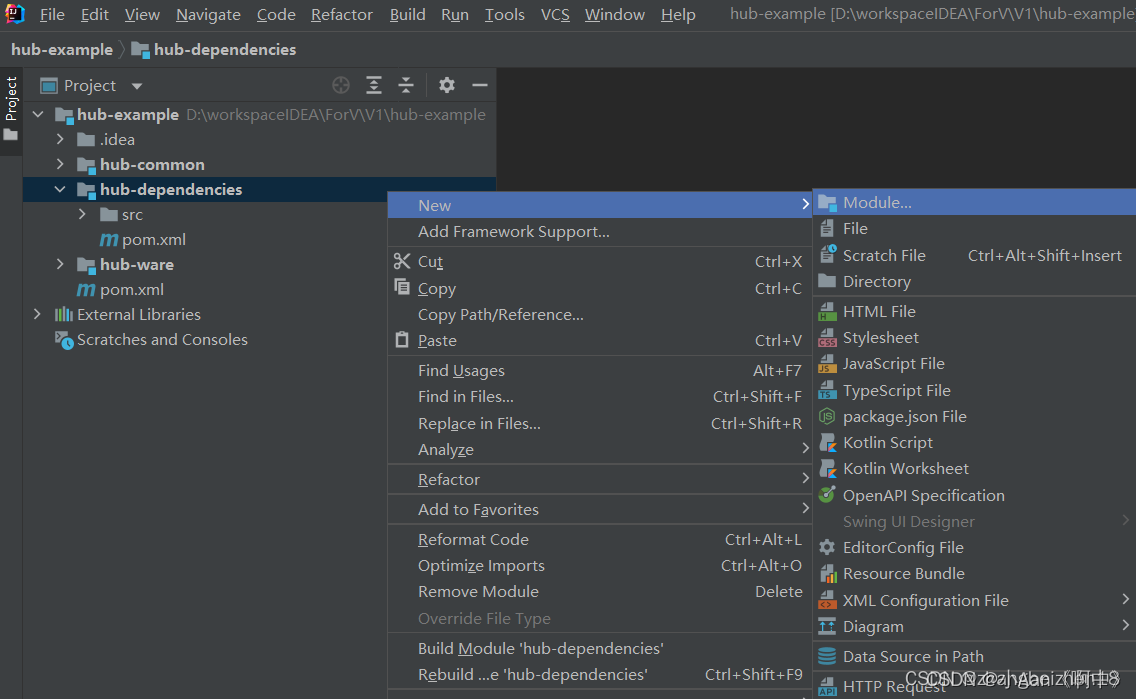 基于Maven和IntelliJ IDEA搭建多模块微服务_idea新建一个maven管理是springcloud项目并加俩个子模块作为服务-CSDN博客