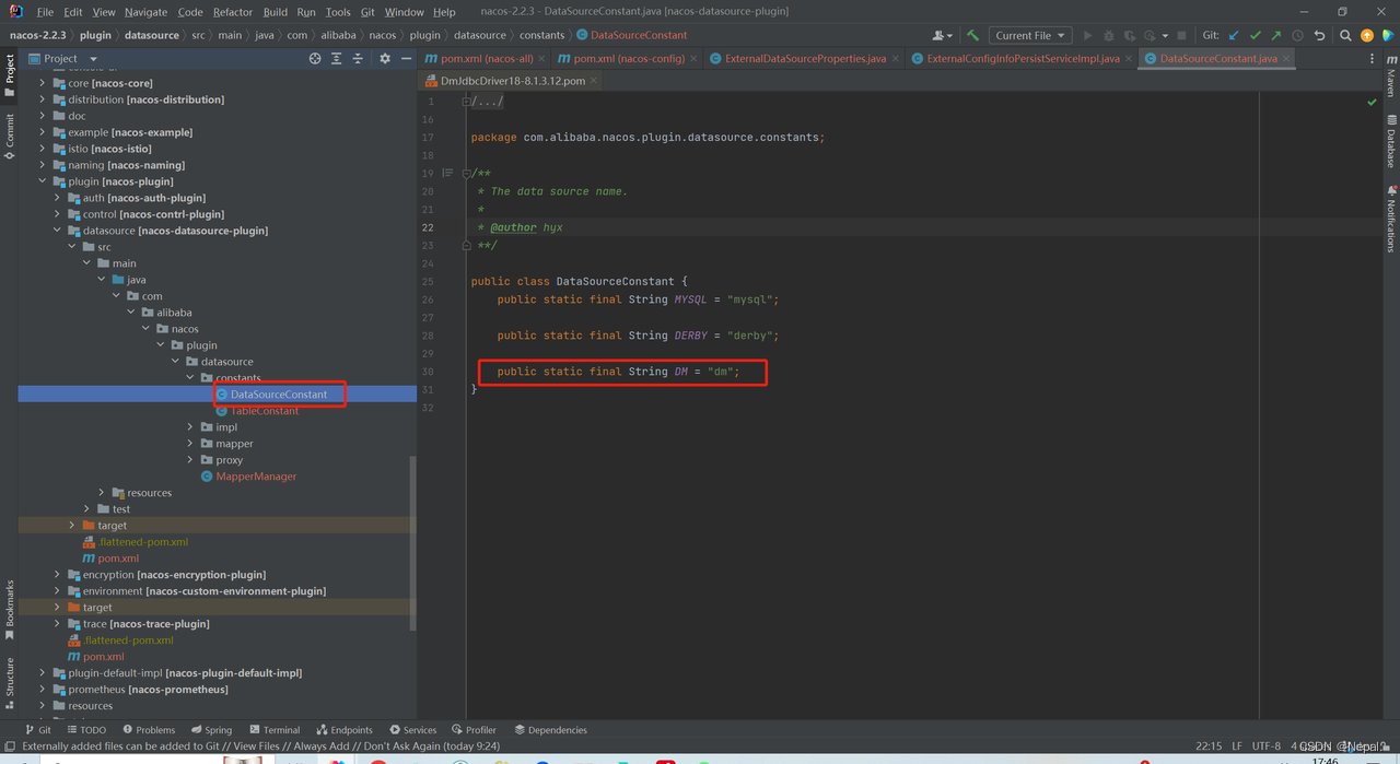 Nacos集成达梦数据库-CSDN博客