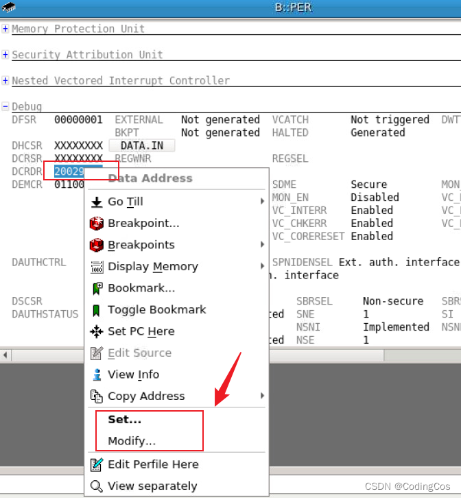 【ARM Trace32(劳特巴赫) 使用介绍 6.1 -- 外设寄存器查看与修改】_劳德巴赫 寄存器-CSDN博客