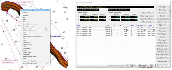 sonarwiz 6关于侧扫声呐数据的一些基础操作-CSDN博客
