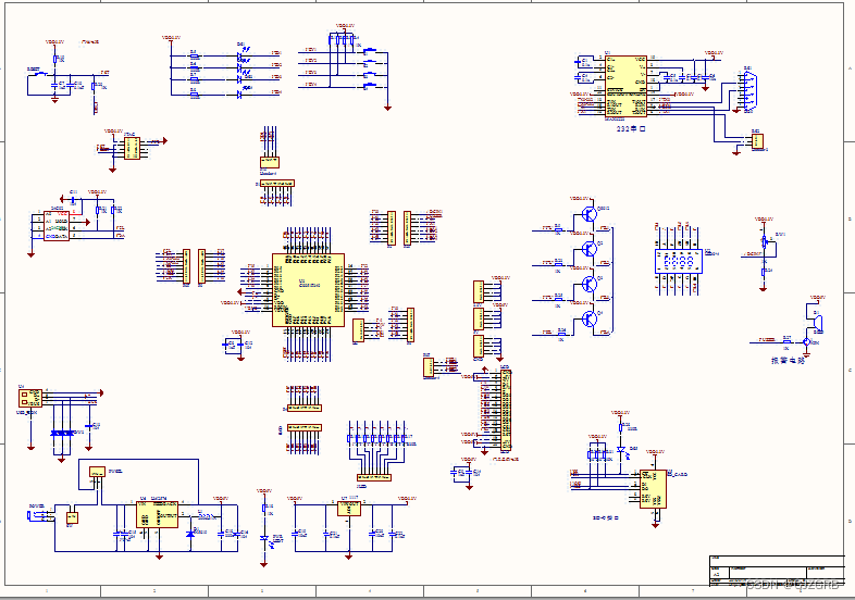 基于C8051F340单片机应用系统硬件开发板（原理图+PCB）工程文件, AD09设计工程文件_c8051f340极简开发板-CSDN博客