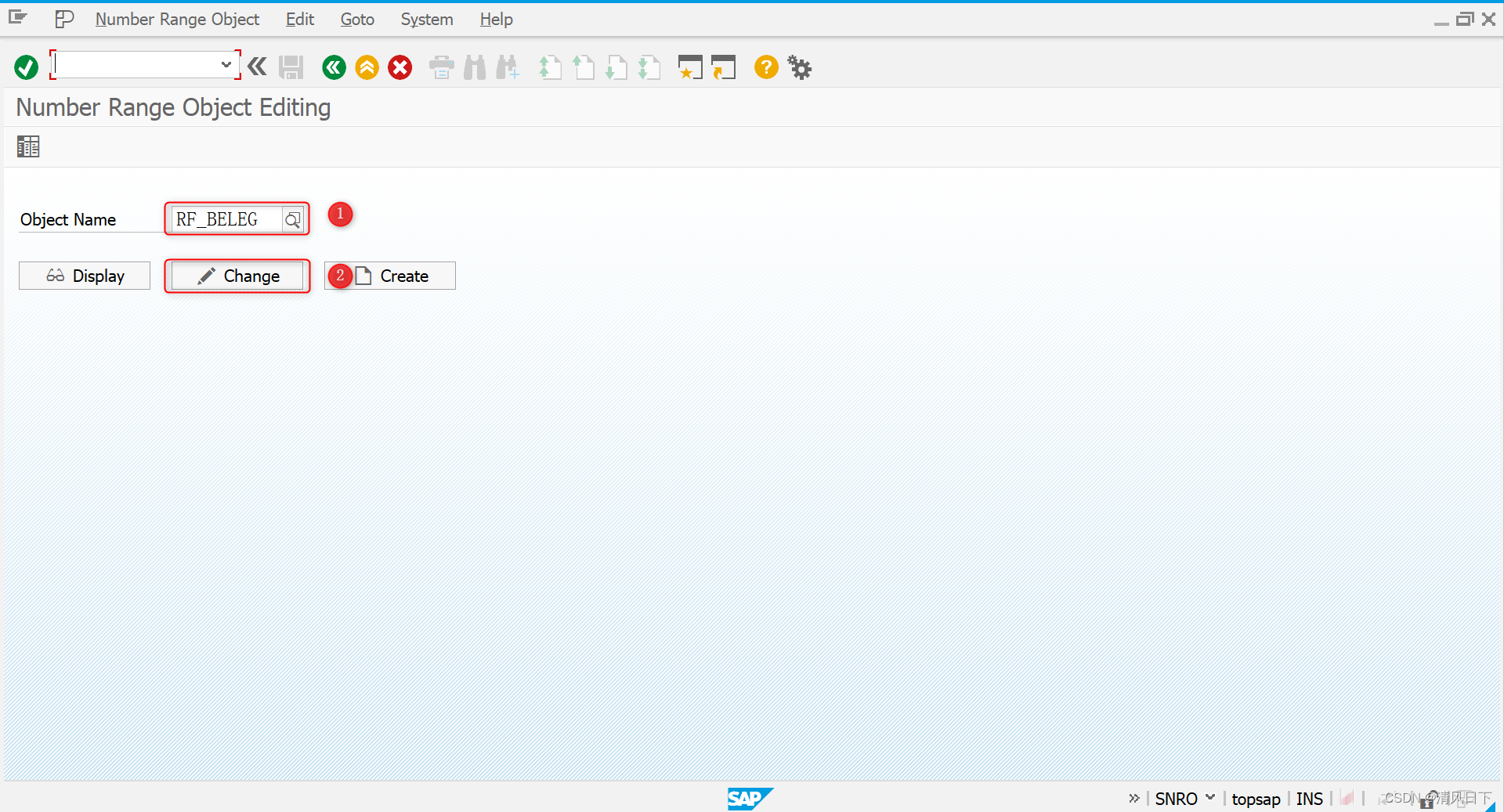 60 SAP报错：对象 RF_BELEG 1088 不存在间隔 50/截止年度 2024(Interval 50/to year 2024 does not exist for object ...