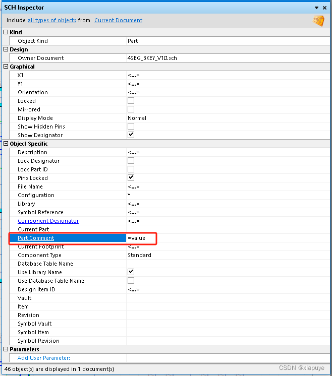 AD 原理图 comment parameters与PCB参数不对应_ad里面的comment-CSDN博客