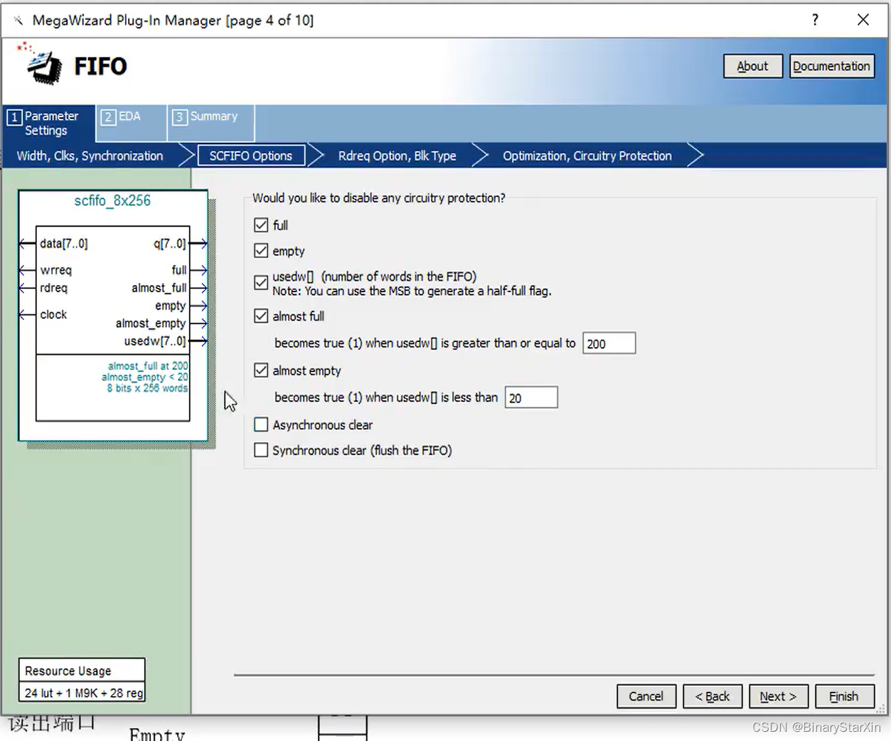 FIFO-IP核的调用-野火FPGA学习记录_fifo ip核 的almost full numbers-CSDN博客