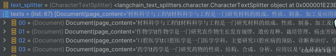 langchain txt 文档按字数分块，按指定字符分块_charactertextsplitter-CSDN博客