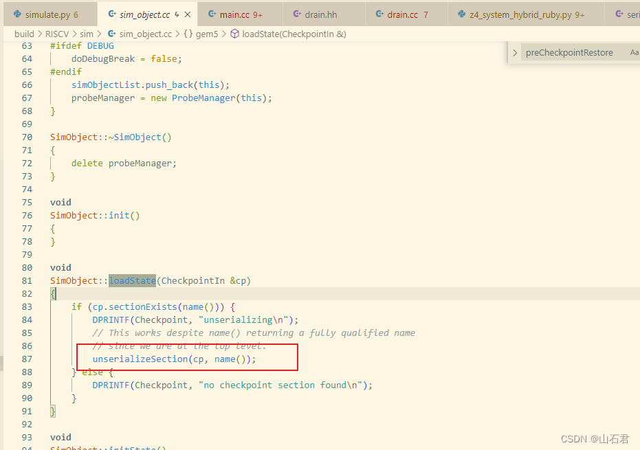 GEM5 Model Issue-2 checkpoints save and restore_gem5 checkpoint-CSDN博客