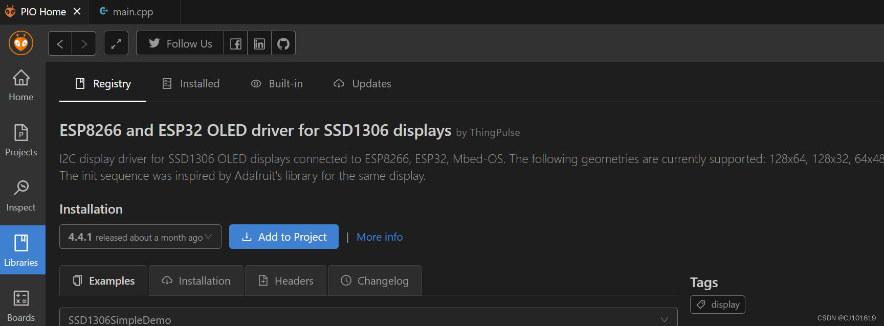 ESP32（一）IIC驱动OLED_esp32 4pin oled 接线-CSDN博客