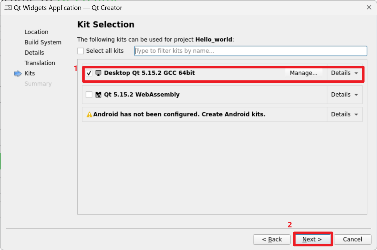 【保姆级教程】项目创建 - 初识 Qt 从零基础入门开始_qt开发入门项目 示意-CSDN博客