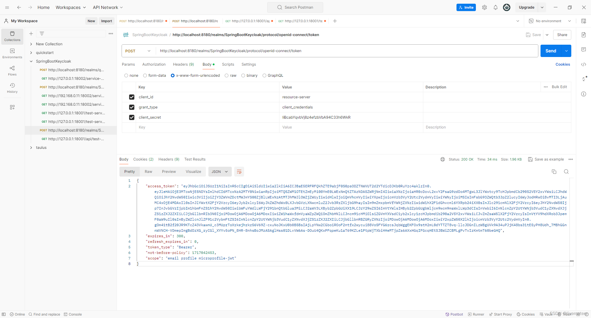 keycloak-24.0.4整合spring security oauth2之 spring-cloud-alibaba2022.0.0_keycloak oauth2 接入-CSDN博客