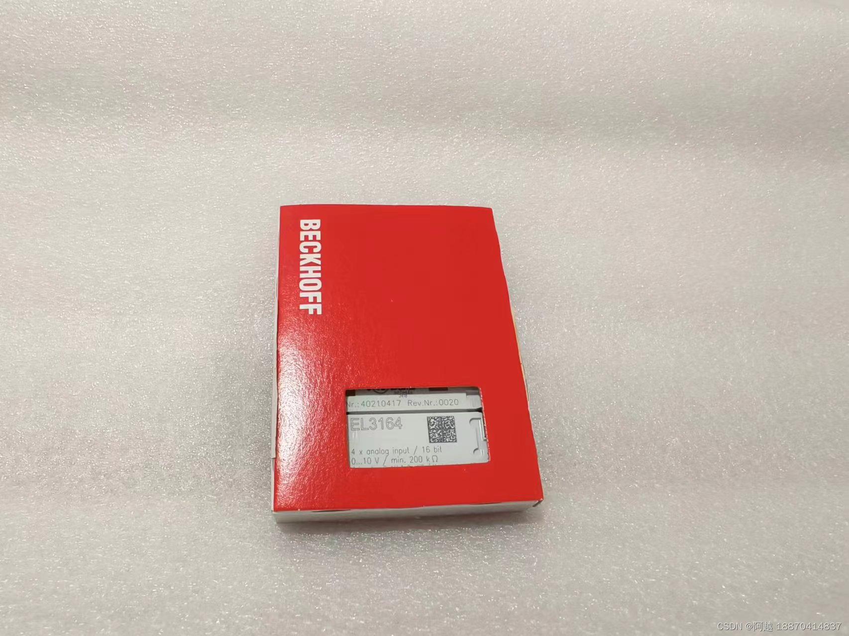 BECKHOFF EL3164 倍福模拟量输入端子模块-CSDN博客