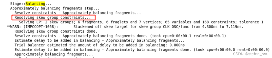 ccopt的log详解_innovus ccopt cluster mode有什么用-CSDN博客
