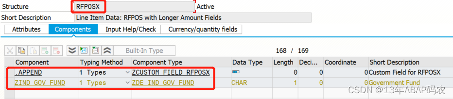 ABAP-添加自定义字段到FBL1N(add custom field to FBL1N)_abap增加选择字段-CSDN博客