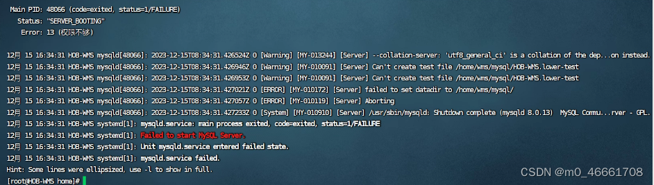 linux安装mysql8.0使用rpm，以及解决更改datadir路径问题_mysql8.0.35rpm安装 linux 修改安装目录-CSDN博客