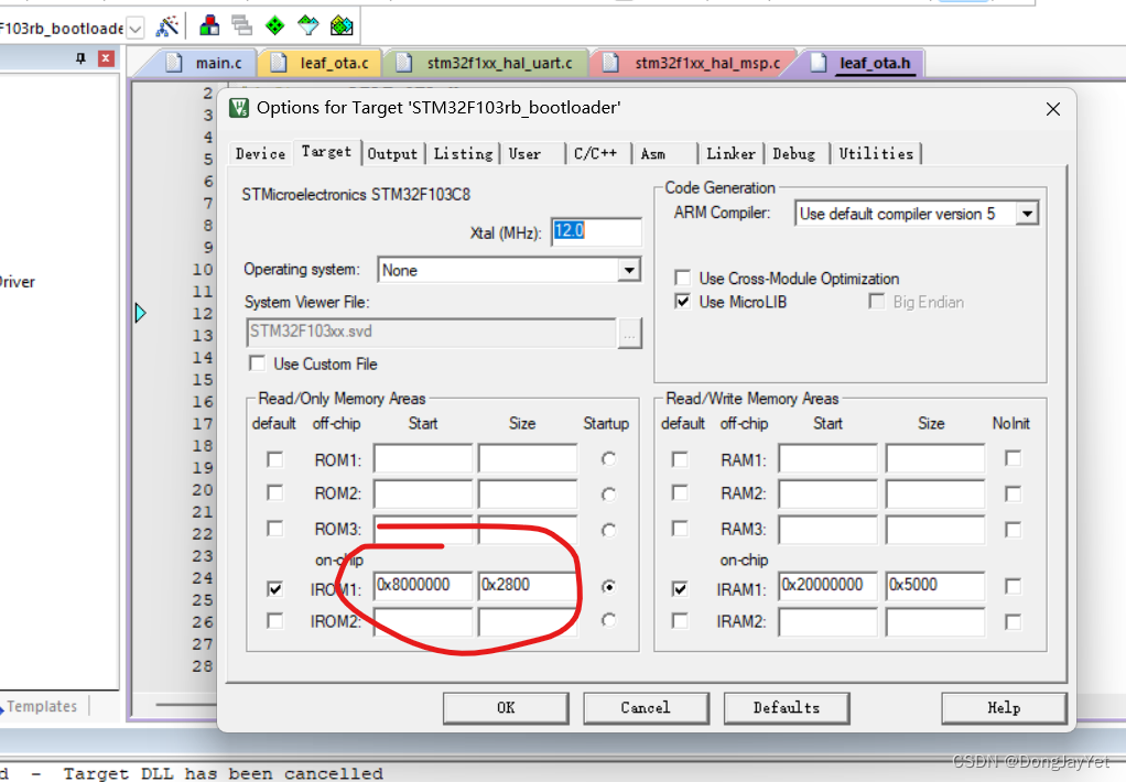 Stm32f103 Stm32cubeide 设置flash烧录地址和大小cubeide修改flash起始地址 Csdn博客 