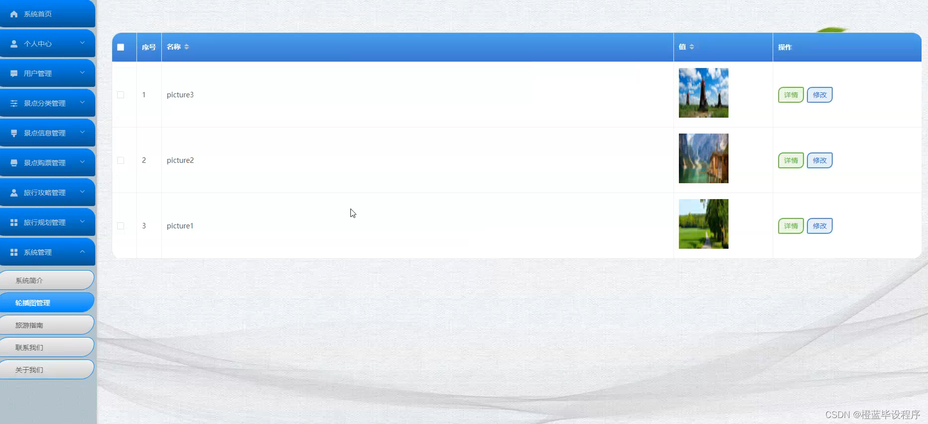 【附源码】django计算机毕业设计web的湖南旅游网站设计与实现源码mysql论文湖南旅游网页设计 Csdn博客 4234