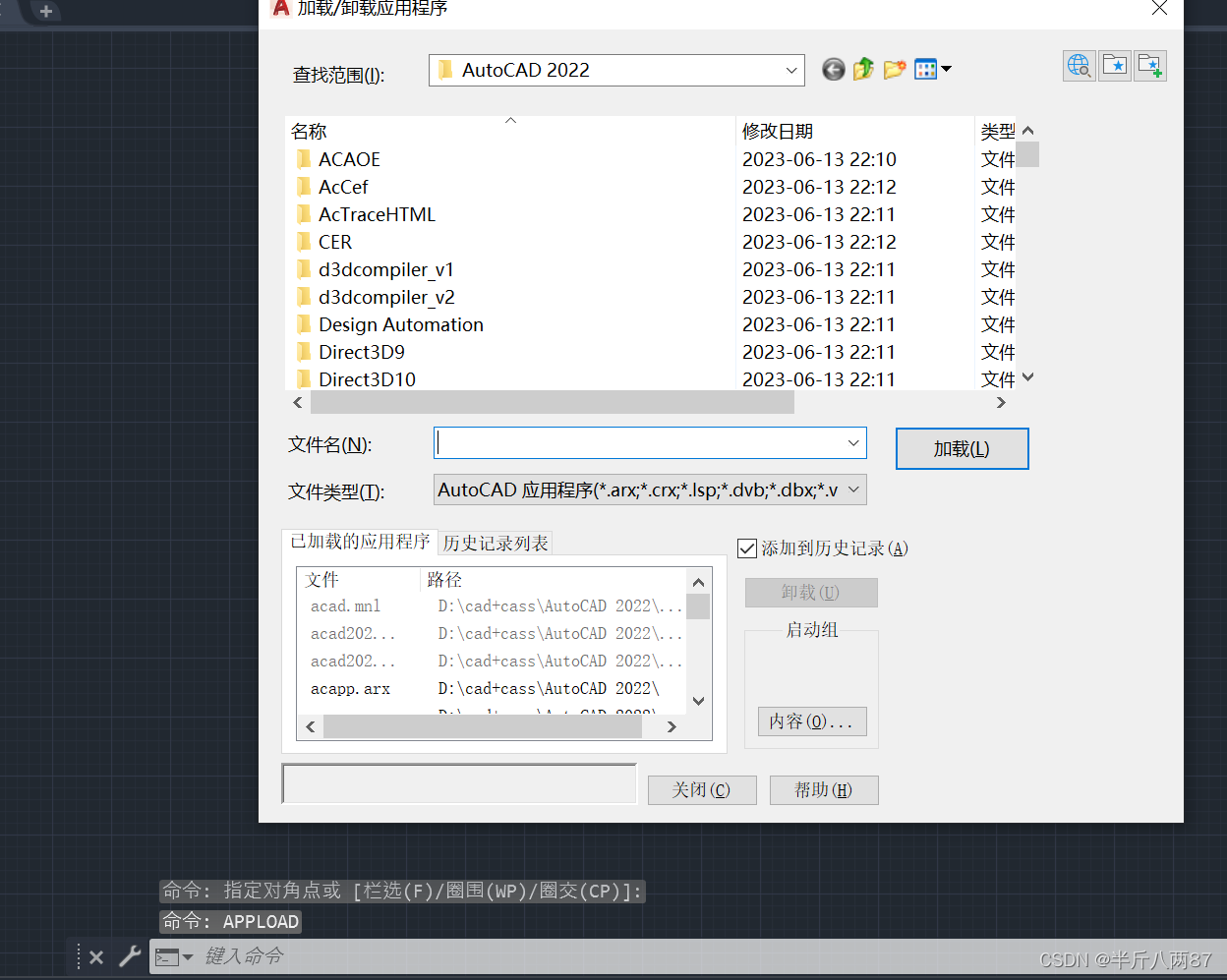 objectarx.net自动加载问题的两种解决办法（CAD2022）_objectarx中自动加载netload-CSDN博客