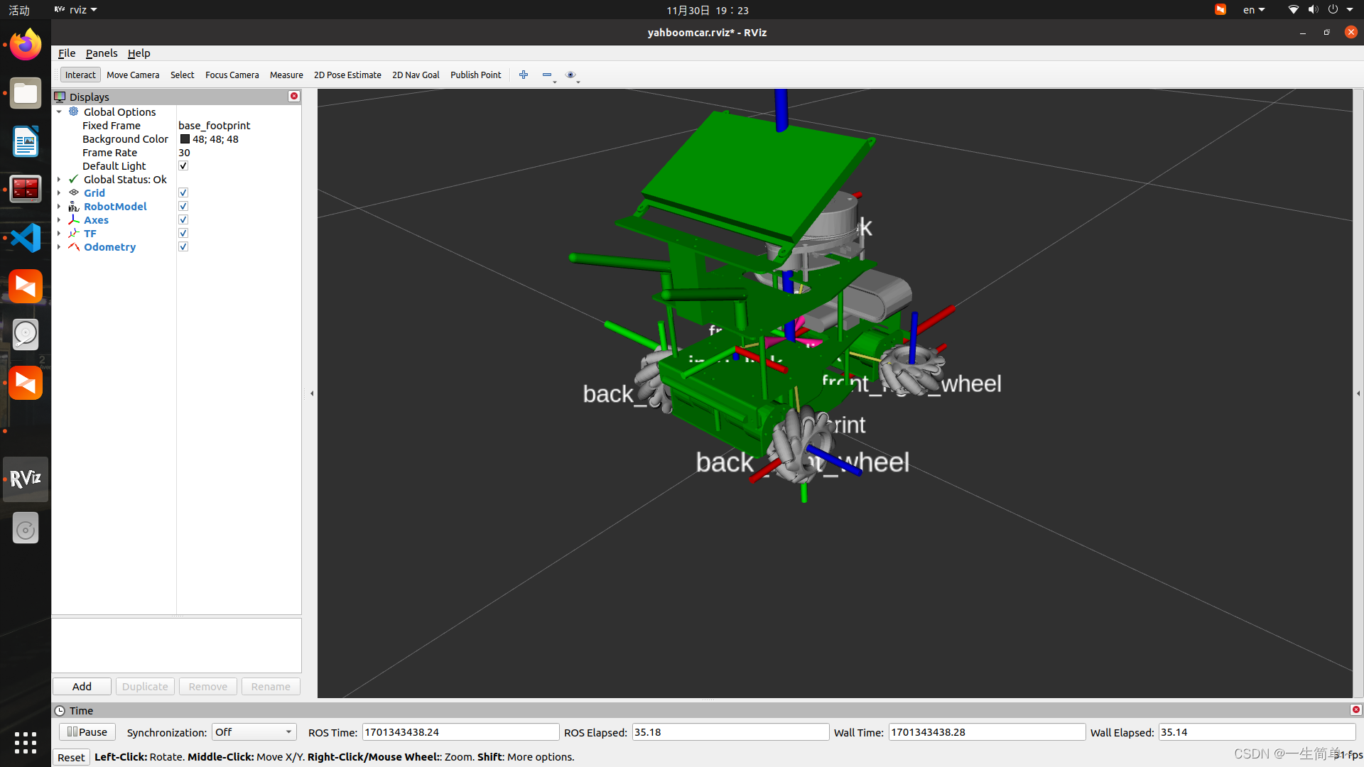 ROS中小车前进与后退方向颠倒或者与转向之间混乱_为啥ros小车使用dwa算法的时候车头方向与目标点方向相反?-CSDN博客