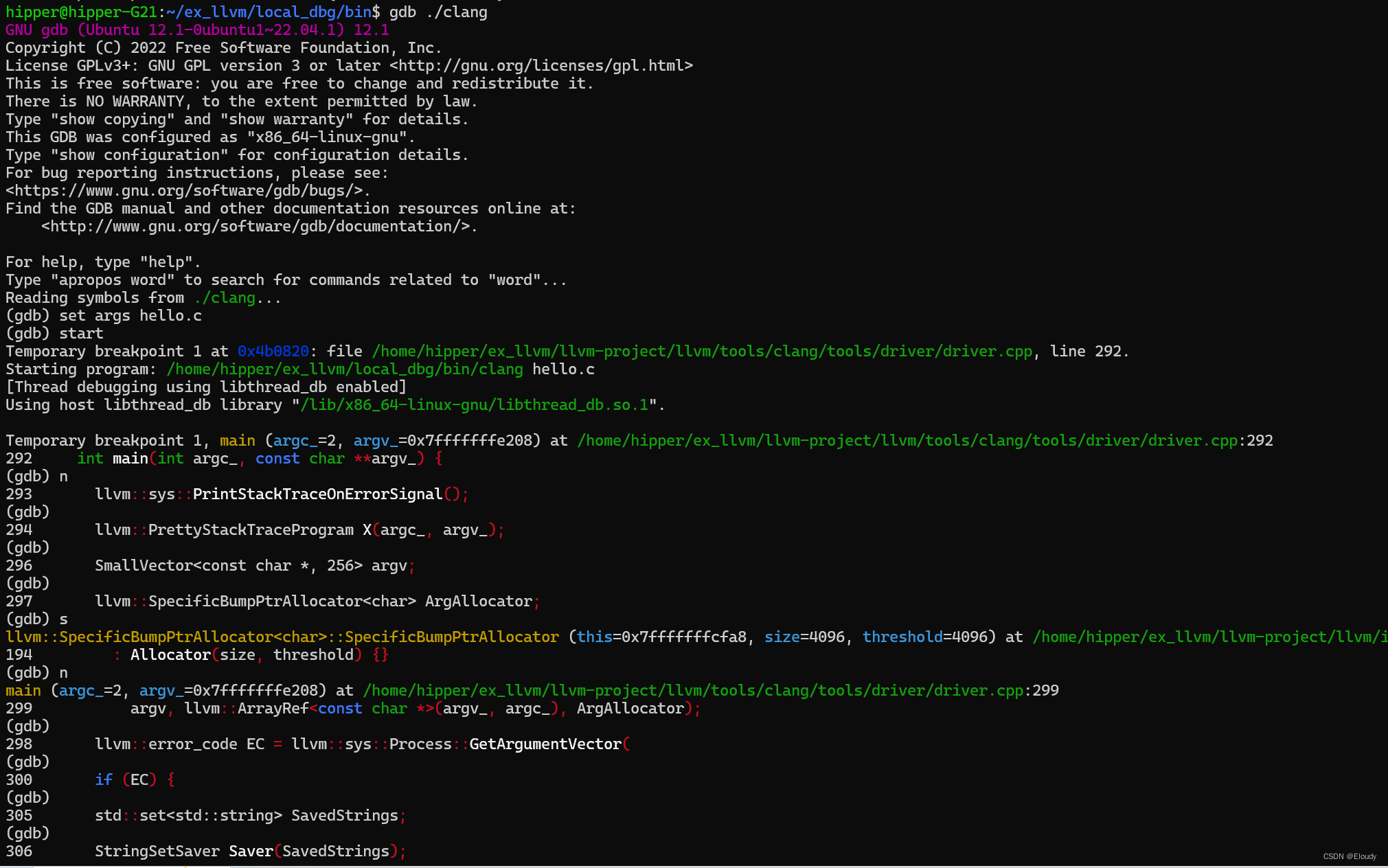 ubuntu22.04 成功编译llvm和clang 3.4.0，及 bitcode 函数名示例，备忘_ubuntu llvm-CSDN博客