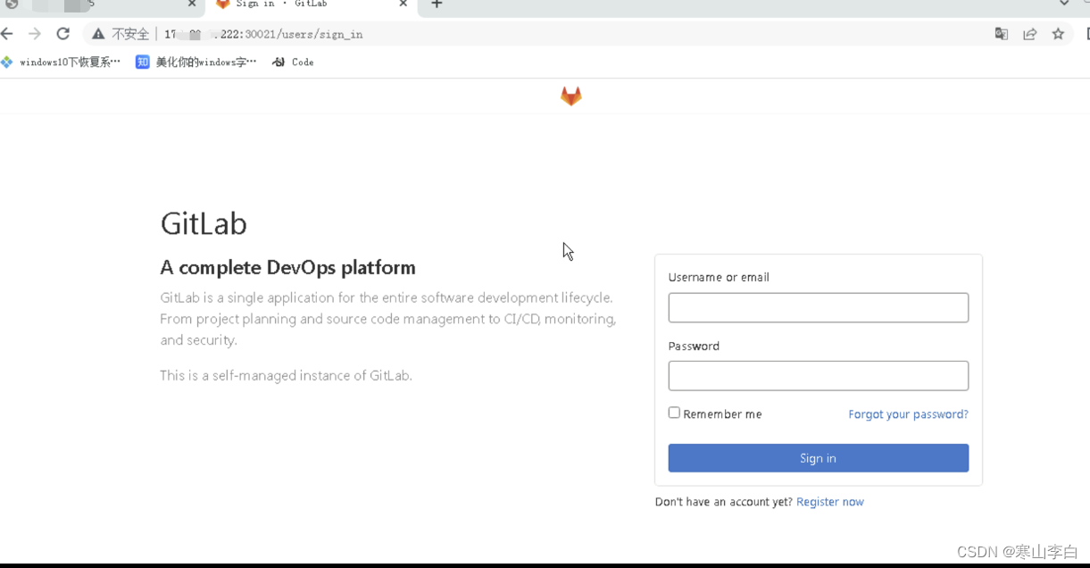 K8S部署GitLab（简洁版）-CSDN博客