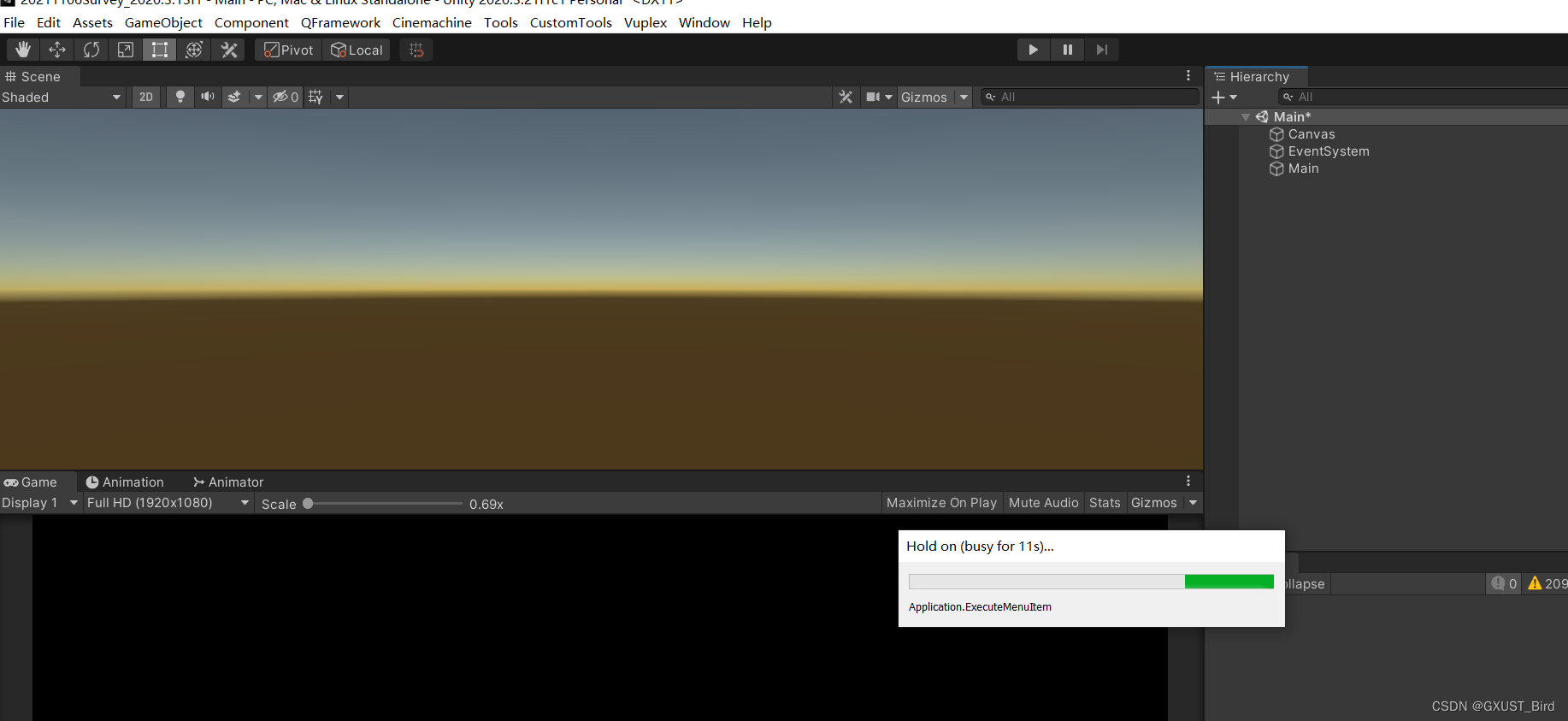 Unity保存场景时卡住Application.ExecuteMenuItem_unity 代码保存editor需要卡很久-CSDN博客