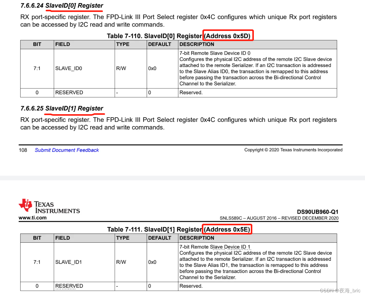 TI 960 解串器对串行器和sensor I2C物理地址别名设置_如何设置i2c地址别名-CSDN博客