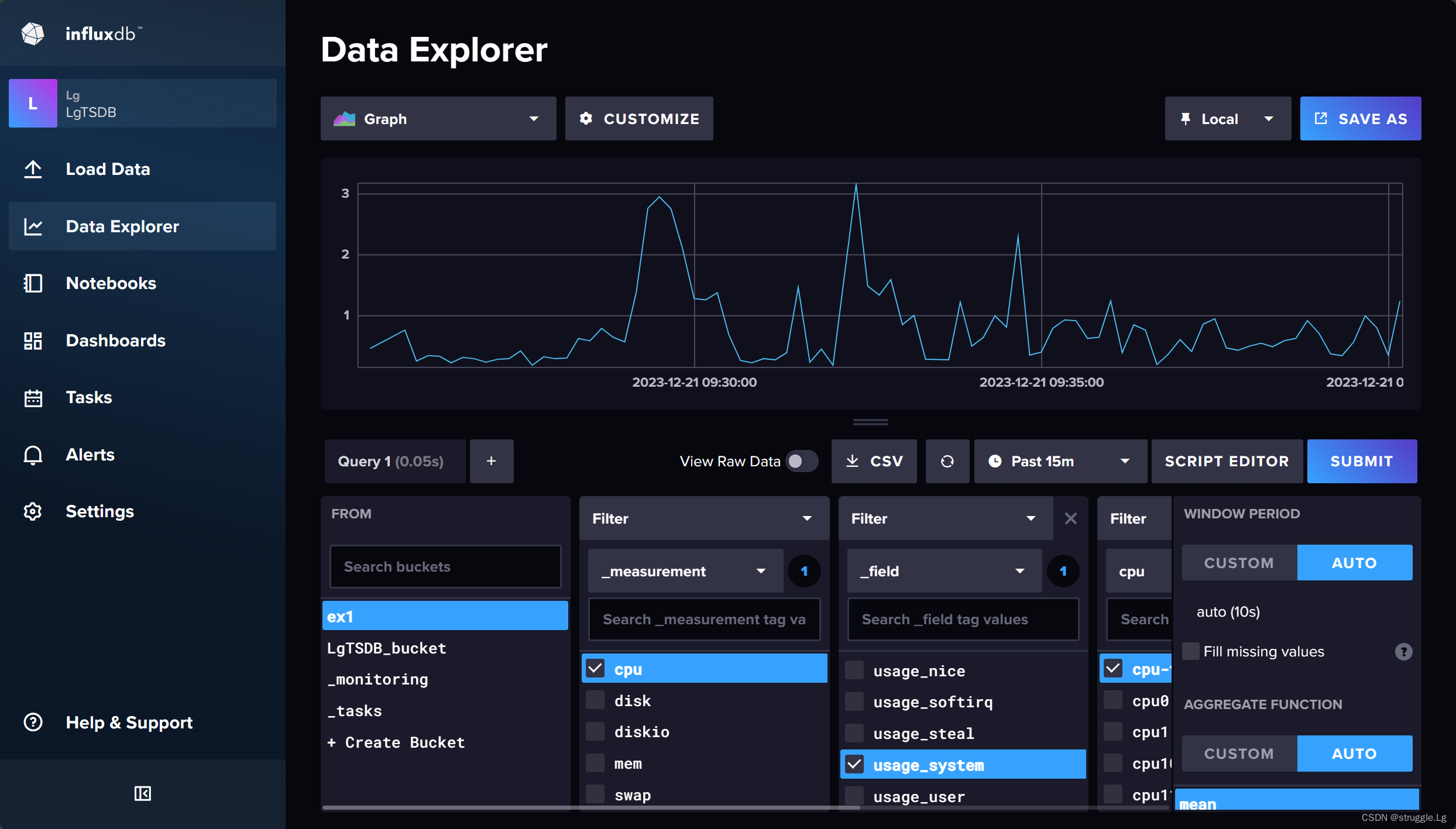 Windows系统中telegraf + influxdbV2_telegraf windows-CSDN博客