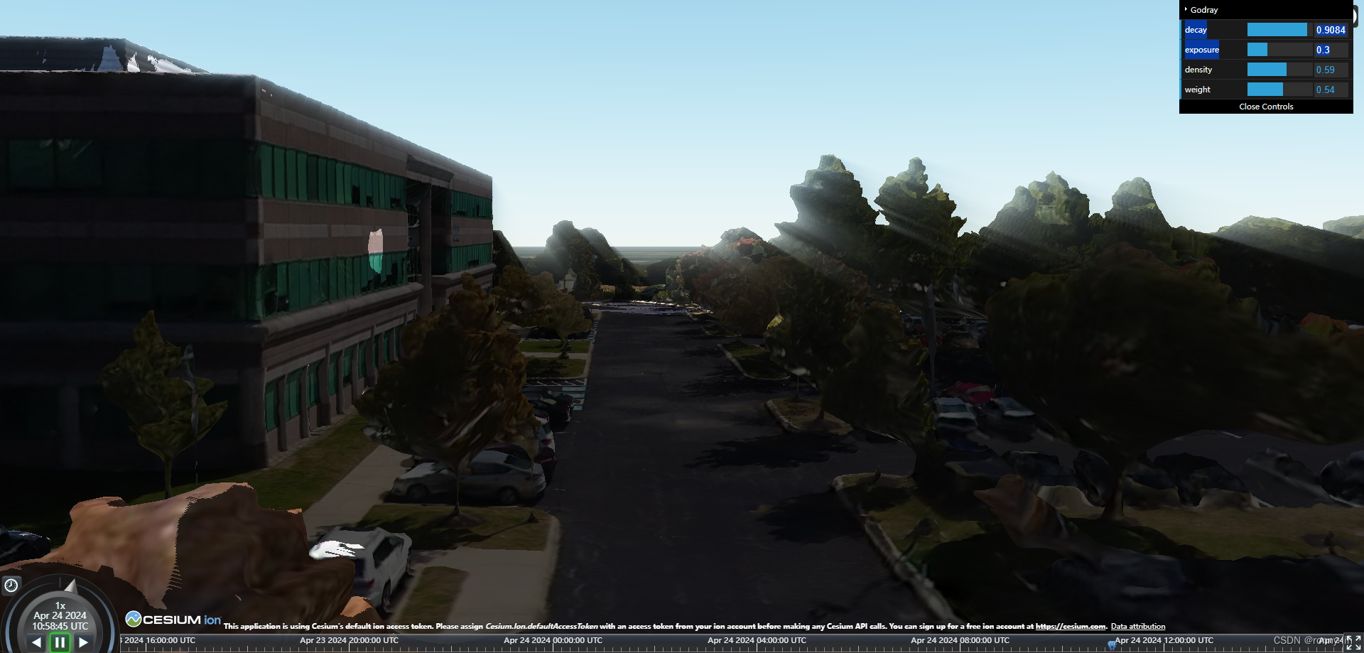 cesium 实现体积光 （Volumetric Light） 圣光 （Godrays）_cesium体积光-CSDN博客
